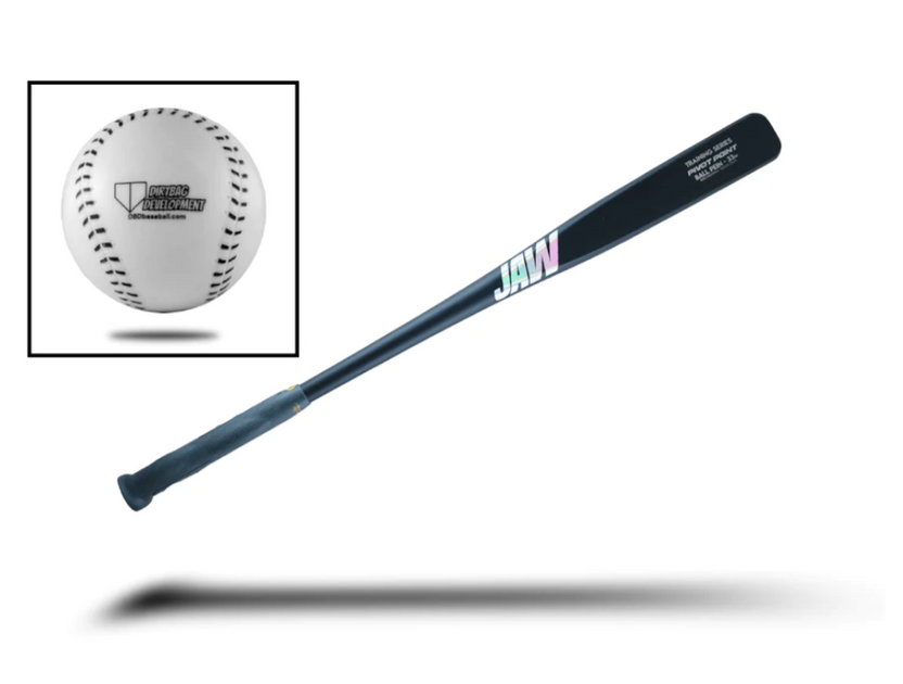Custom "The Iron" 33" Half Bat w/ Pivot Point Grip – JAW Bats